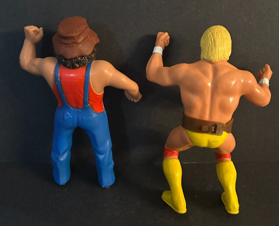 1985 Hillbilly Jim & Hulk Hogan Tag Team 2-Pack WWF Vintage 80's LJN ...