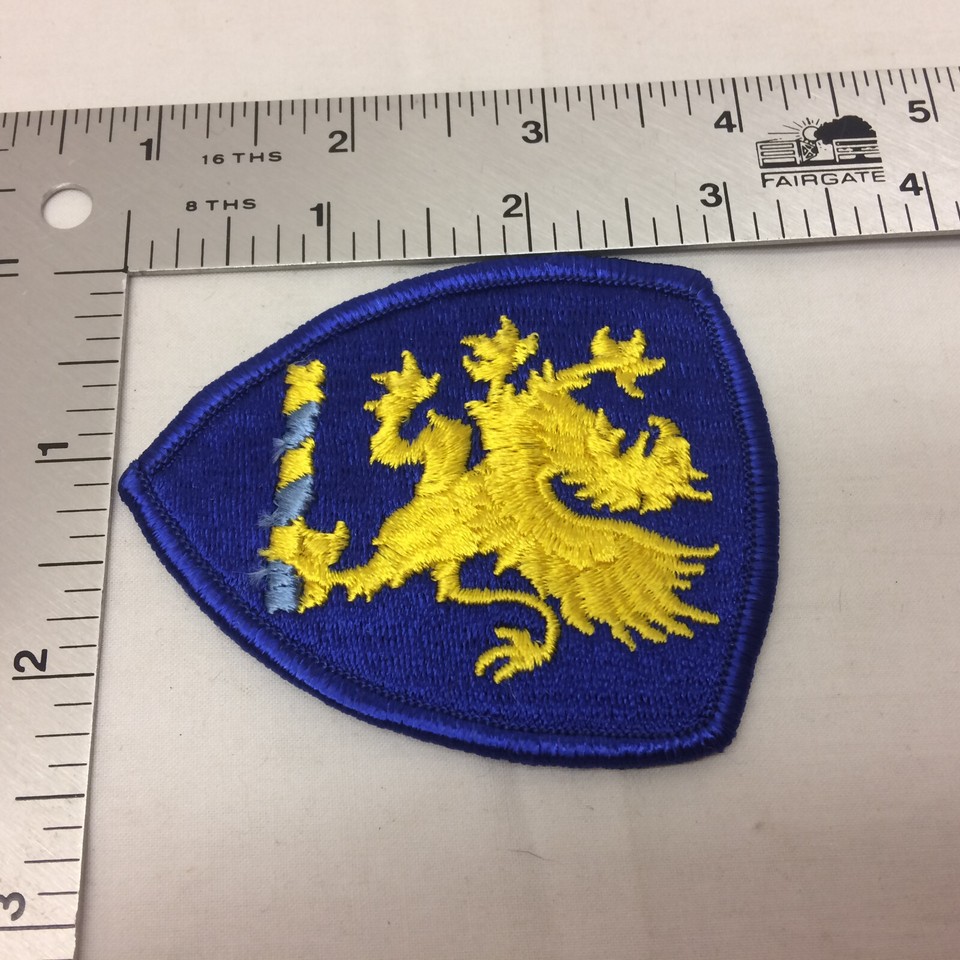 Vintage Military Patch Michigan National Constabulary Force Blue Border ...