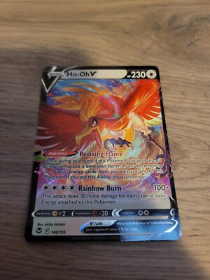 Pokémon TCG Ho-Oh V Silver Tempest 140/195 Holo Ultra Rare | eBay