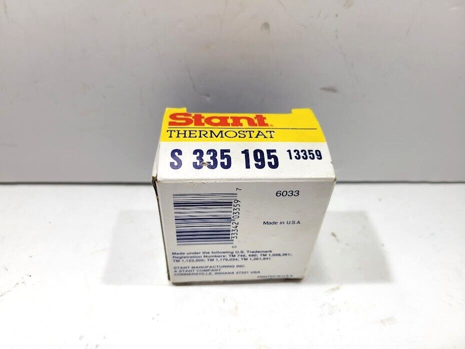 NOS Vtg Stant S 335 195 Engine Coolant Thermostat S335195 | eBay