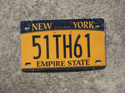 2019 New York Motorcycle License Plate NY Motor Cycle The Empire State ...