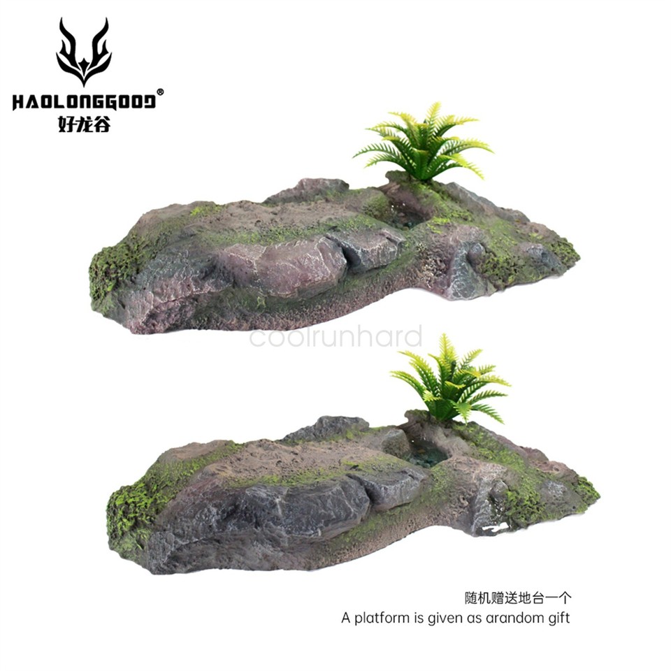 HAOLONGGOOD 1:35 Brontosaurus Model Dinosaur Figure Scene Decoration ...