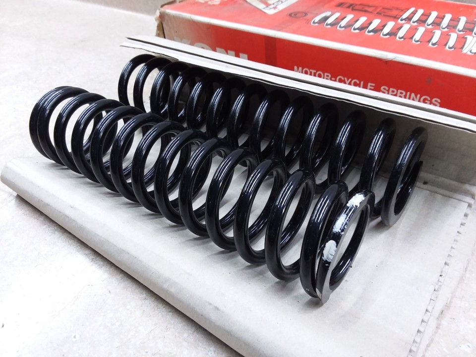 Honda Kawasaki Husqvarna KONI Shock Spring Pair 8" x 2" NOS Vintage #4 ...