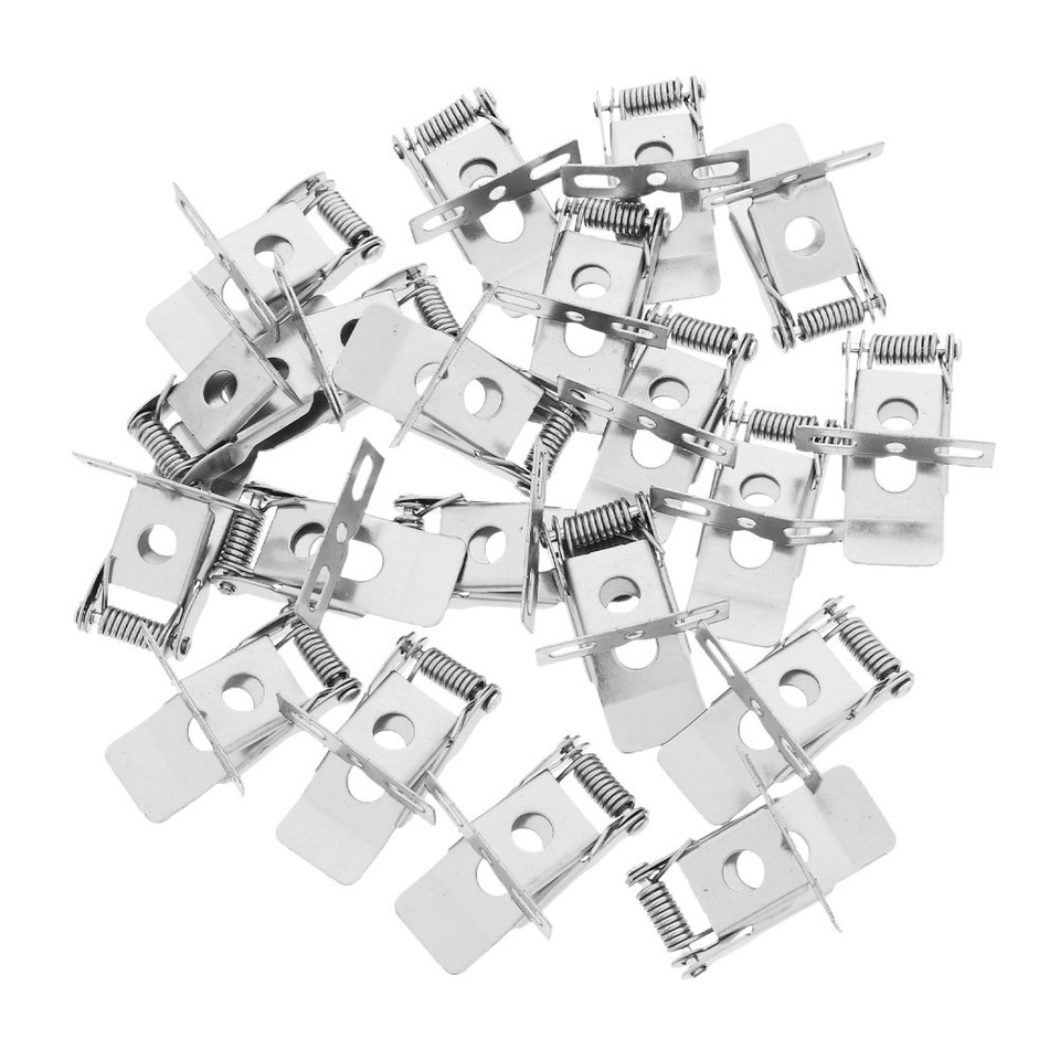 20 Pcs Lamp Accessories Fixed Spring Clip for Downlight Retaining ...