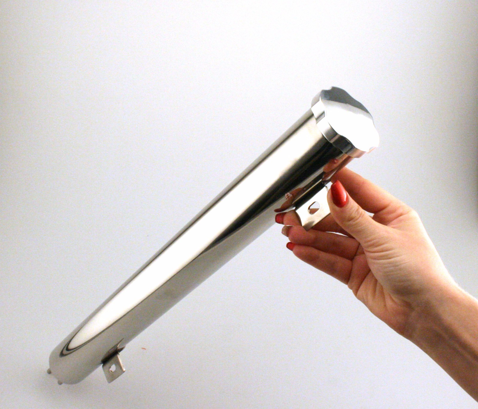 Polished Stainless 2" x 19" Overflow Tank - Hot Rod/Rat Rod #9976 | eBay