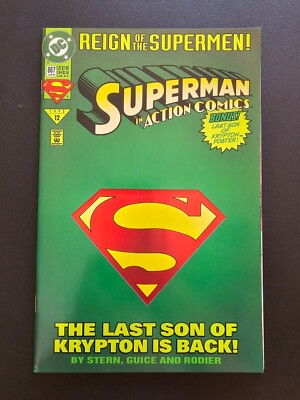 DC Comics Action Comics #687 June 1993 1st app The Eradicator Logo ...