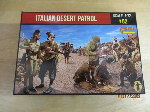 Strelets-M #M154 WWII Italian Desert Patrol 1/72 Scale 52 Figure in ...