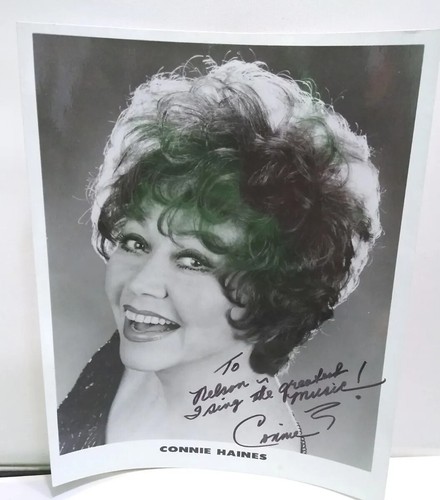 Connie Haines, Big Band & Sinatra Singer, Signed 8" x 10" Photo, | eBay