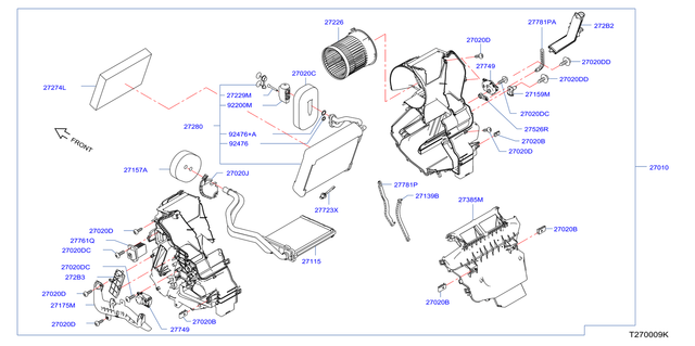 Genuine OEM HVAC Blend Door Actuator for Nissan 277494BU0A for sale ...
