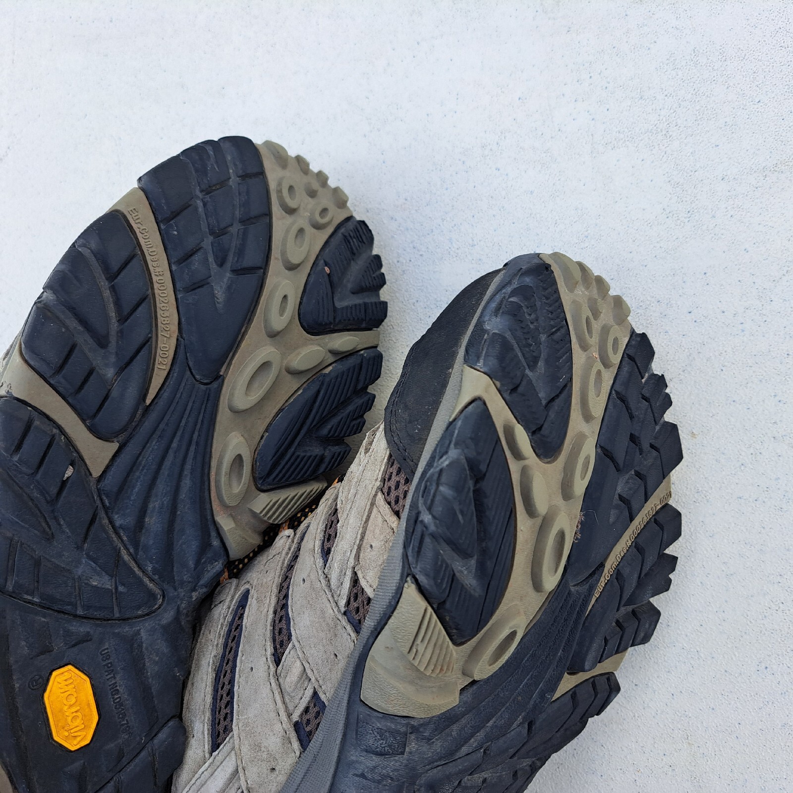 Merrell Continuum Vibram Earth Brown Waterproof Hiking Trail Men 10 ...