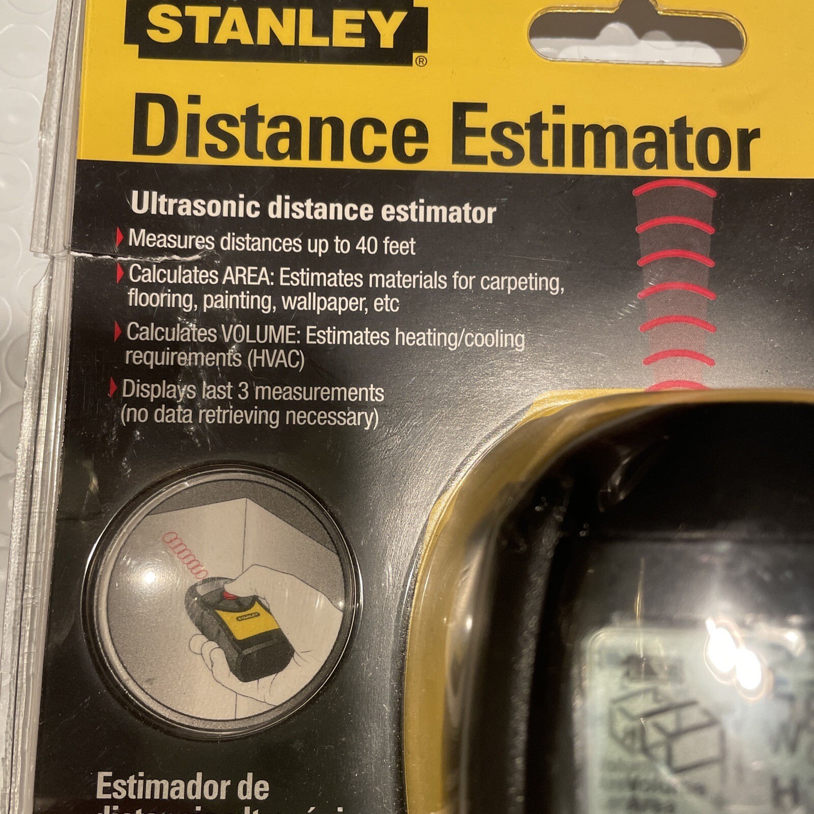 Stanley 77-018 IntelliMeasure Ultrasonic Distance Estimator for sale ...