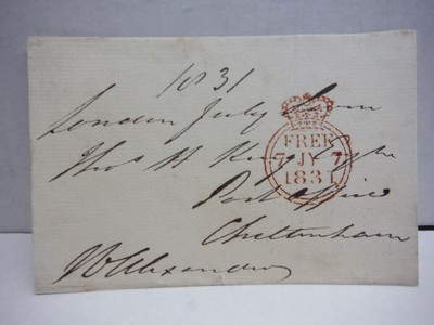 1831 SIR JAMES EDWARD ALEXANDER SIGNED POSTCARD | eBay