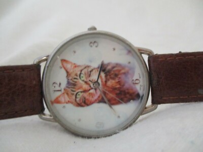 Rachael Hale Tabby Cat Watch, Buckle Band | eBay