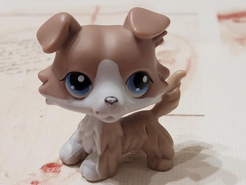 LPS # 67 LITTLEST PETSHOP ORIGINAL AUTHENTIC CHIEN COLLEY DOG COLLIE ...