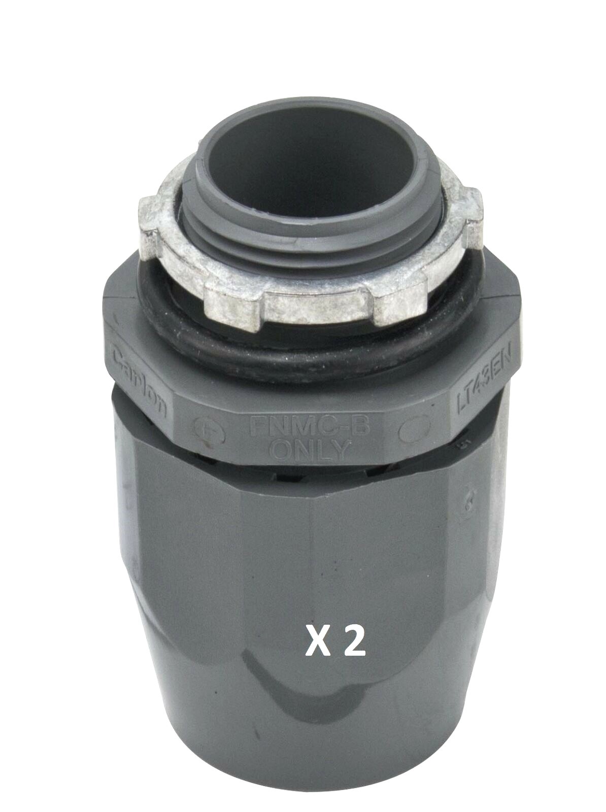 2 ea ~ Carlon 1” Carflex LiquidTight Non-Metallic Straight Fitting ...