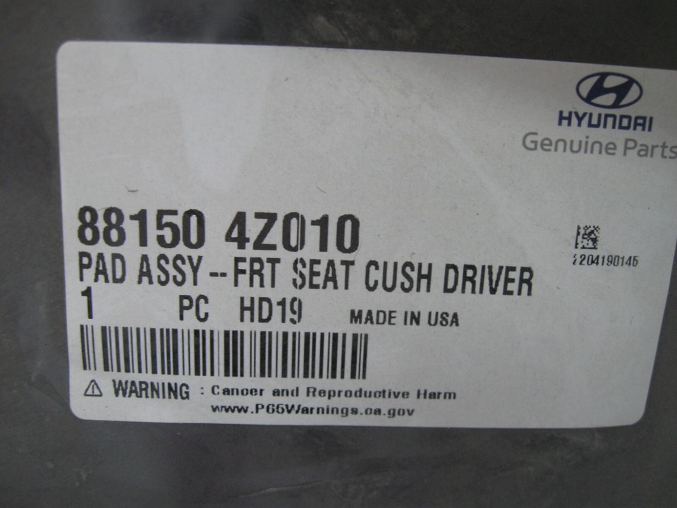 Hyundai 88150 4Z010 Front Left Seat Cushion for 13-16 Santa Fe Sport ...
