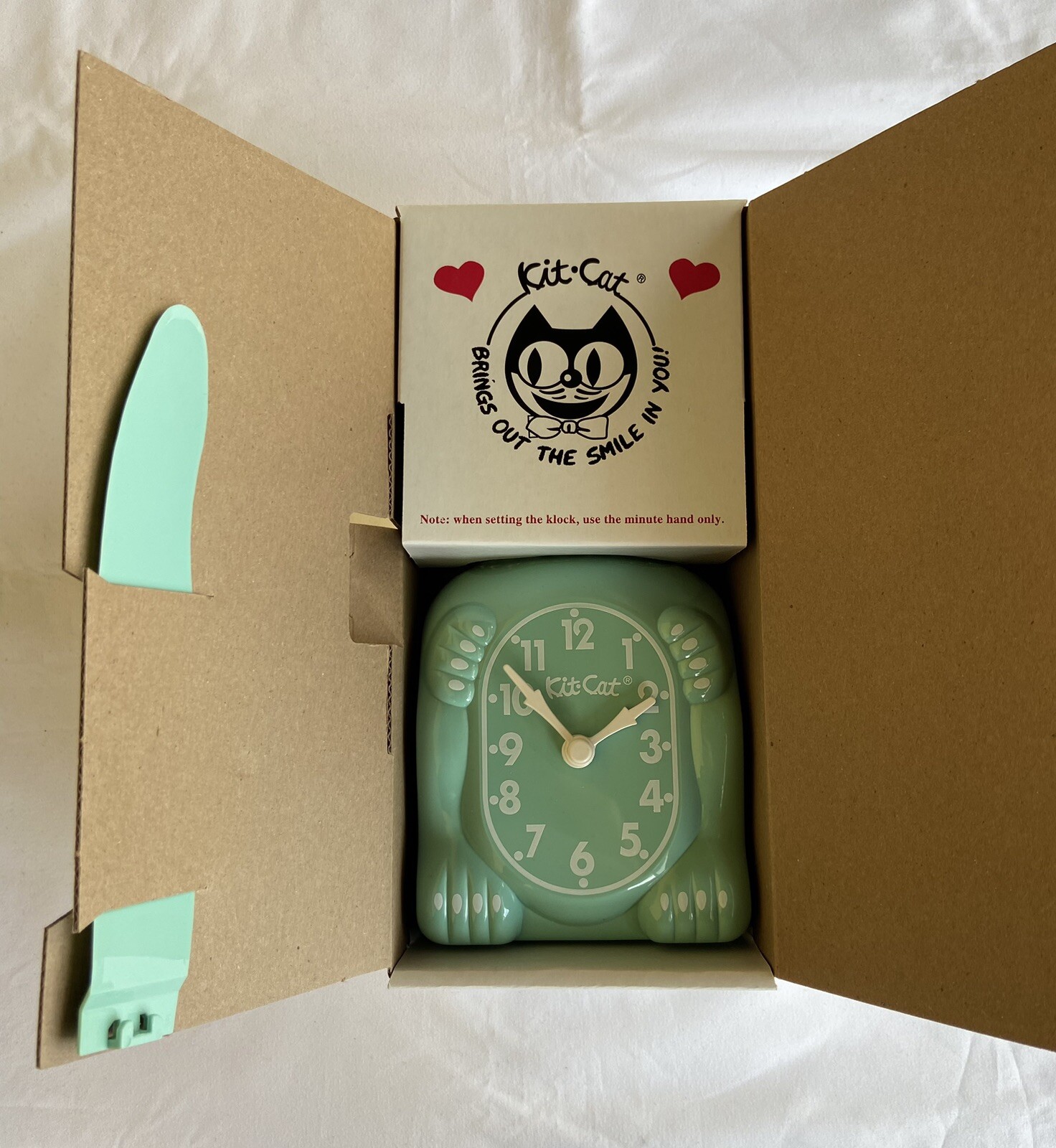 “Ocean Waves” LADY KIT CAT CLOCK 15.5" USA MADE Kit-Cat Klock LBC-51 | eBay