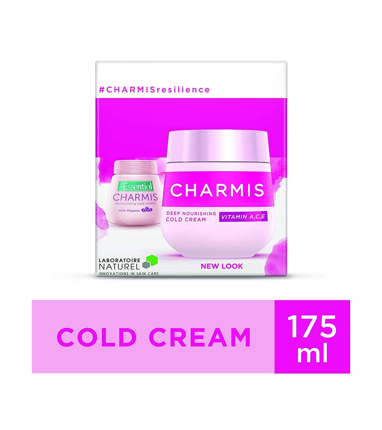 Charmis Moisturizing Cold Cream 175 ML With Vitamin A, C & E Free ...
