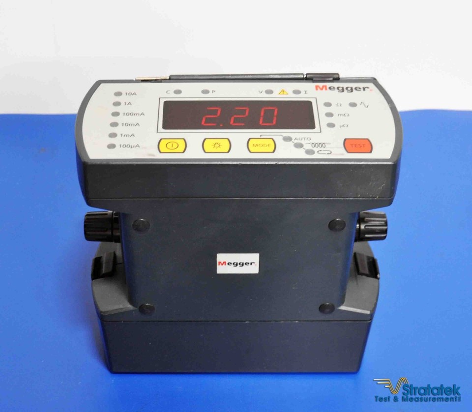 Megger DLRO10 10A Digital Low Resistance Ohmmeter 10A NIST Calibrated ...