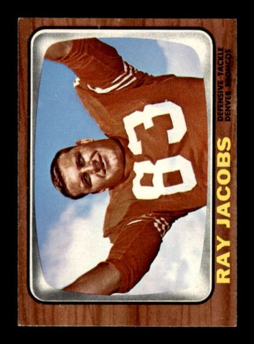 1966 Topps #37 Ray Jacobs EX/EX+ Broncos 563355 | eBay
