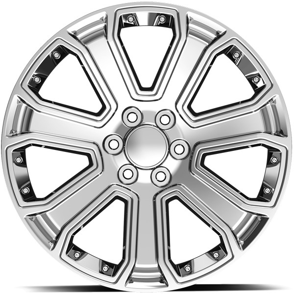 Performance Replicas PR166 Denali 20x9 6x5.5" +24mm Chrome Wheel Rim 20 ...