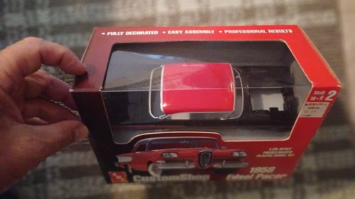 AMT 1958 EDSEL PACER PRE-PAINTED BLACK & RED AMT CUSTOM SHOP MODEL KIT ...