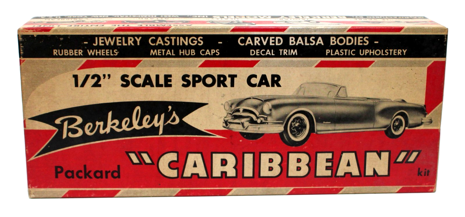 Vintage Berkeley Models 1953 Packard Caribbean 1/2 Scale 1:24 Wood ...