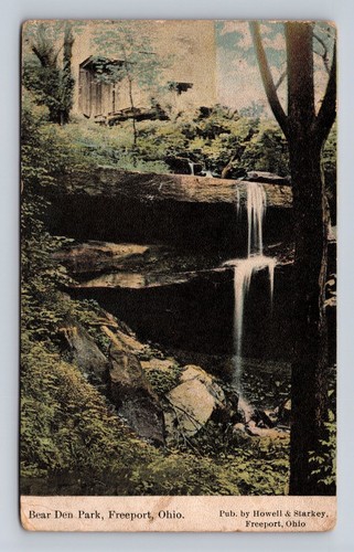Freeport OH-Ohio, Bear Den Park, Antique Vintage Souvenir Postcard | eBay