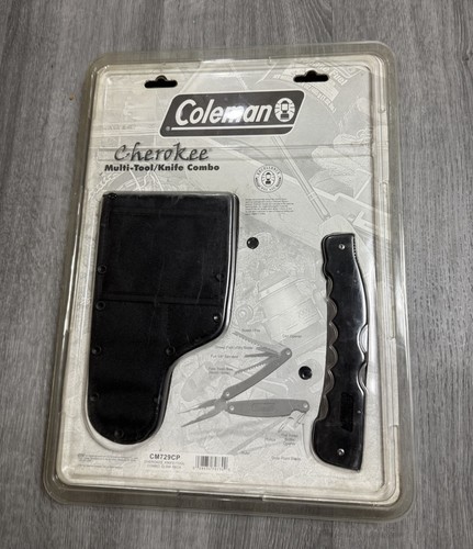 Vintage Coleman Cherokee Multi Tool / Knife Combo With Case NEW FREE ...