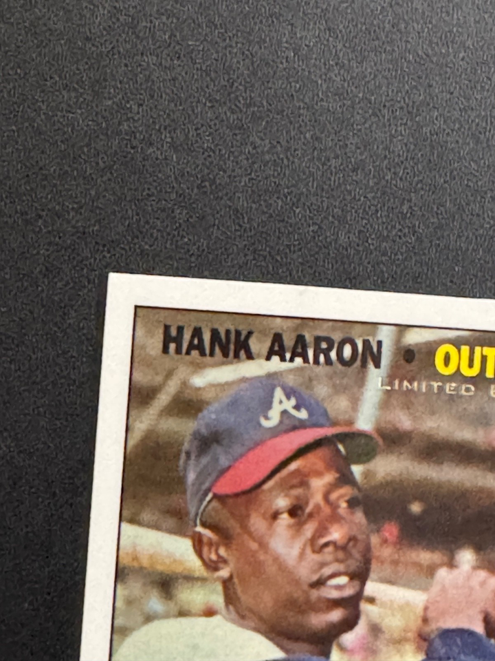 1999 Hank Aaron #250 Topps Limited Edition 1966 Commemorative Reprint ...