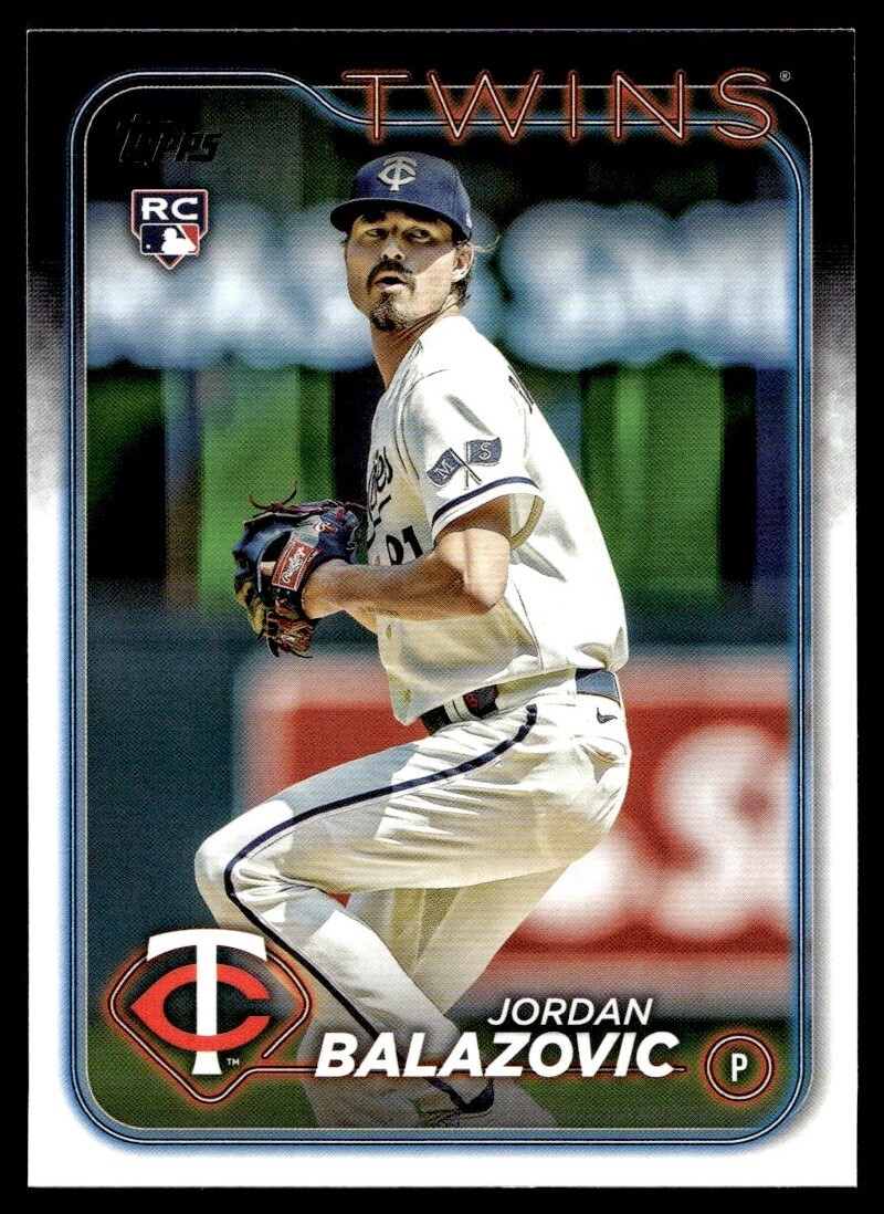 2024 Topps Series 1 Jordan Balazovic Rookie A70 Minnesota Twins #263 | eBay