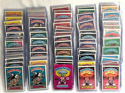 Complete 1985 Topps Garbage Pail Kids 1ST SERIES 1 Sticker Card Set GPK ...