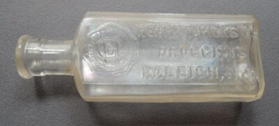 Vintage Henry T. Hicks Co. Medicine Bottle - Raleigh North Carolina NC ...