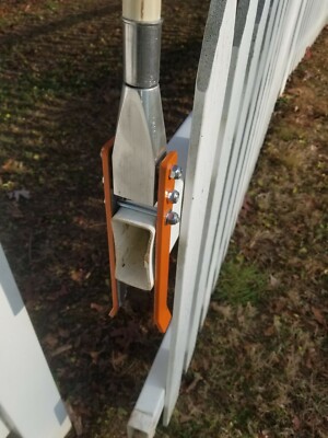 Vinyl Fence Rail Removal Tool for pressing the Tabs on rails 2 inch ...