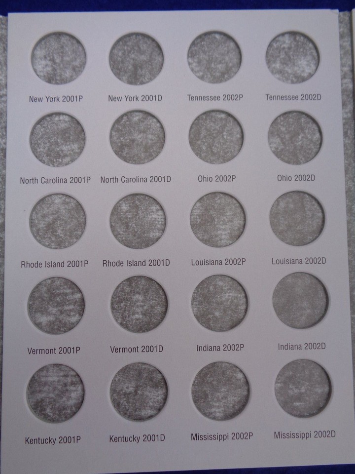 Harris Washington State Quarters Collection Vol #1 1999-2003 Coin ...