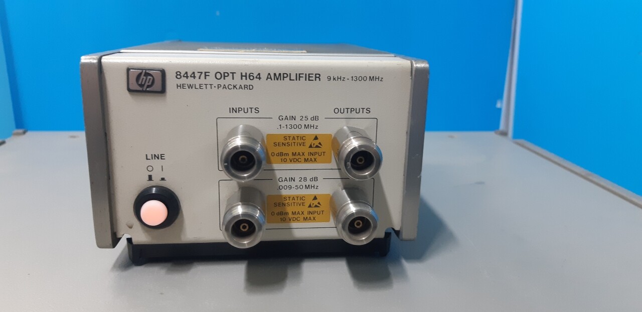 Agilent HP 8447F OPT H64 Amplifier, 9 kHz-1300 MHz | eBay