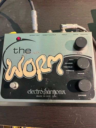 Electro Harmonix Harmonics The Worm Tremolo Vibrato Used with AC Adapter | eBay