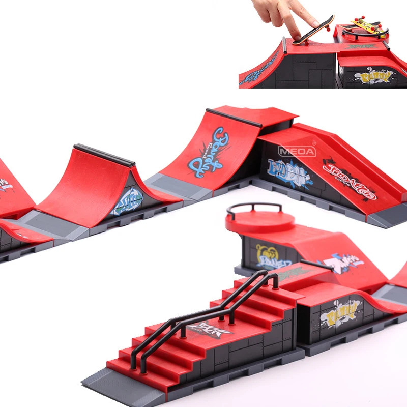 Professional Finger Skateboard DIY Skate Park Ramp Parts Tech Deck ...