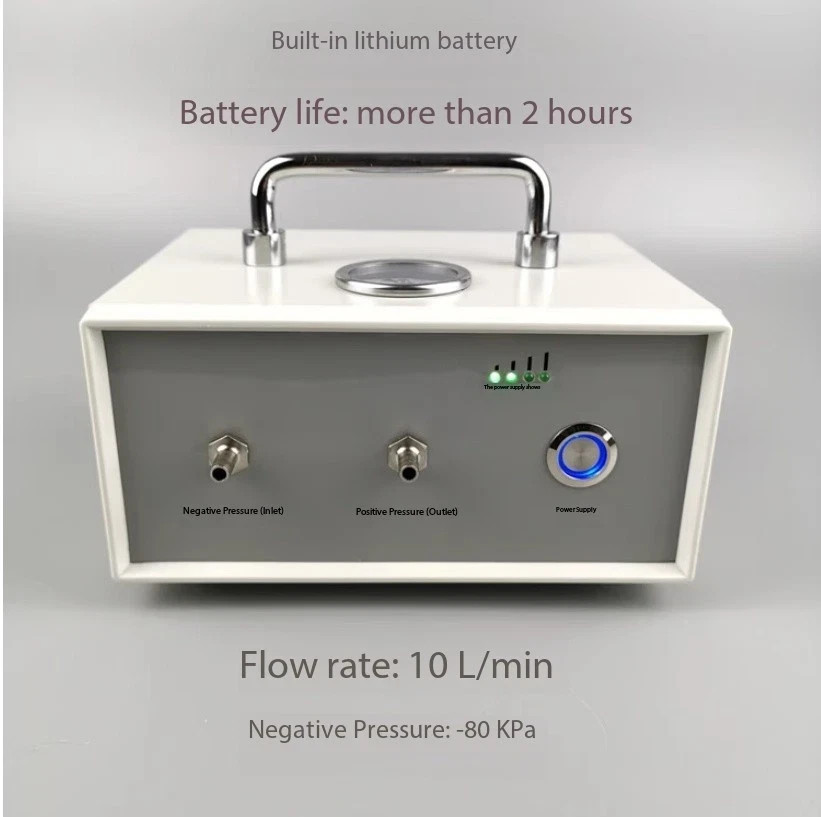 Oil-Free Diaphragm Vacuum Pump Small Suction Filter Pump Lab Sampling ...