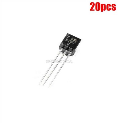 20Pcs 45V 0.1A 0.5W TO92 Transistor Npn BC237B Ic New yu | eBay
