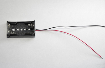 2- AA 3V Battery Holder Battery Storage Case Box Dollhouse Miniatures ...