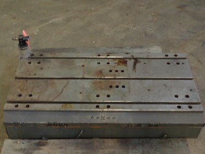 44" x 20" x 4" Steel T Slot Table Cast iron Layout Weld Fixture_3 SLOT ...