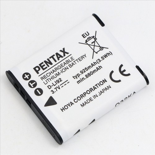 Original PENTAX D-LI92 Battery For Optio X70 RX18 RZ18 RZ10 CX3 CX5 CX6 ...