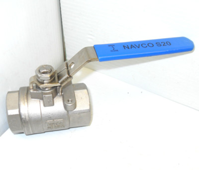 ⭐NEW⭐ NAVCO S20 V202 1" NACE CF8M FULL PORT STAINLESS 2000WOG BALL ...