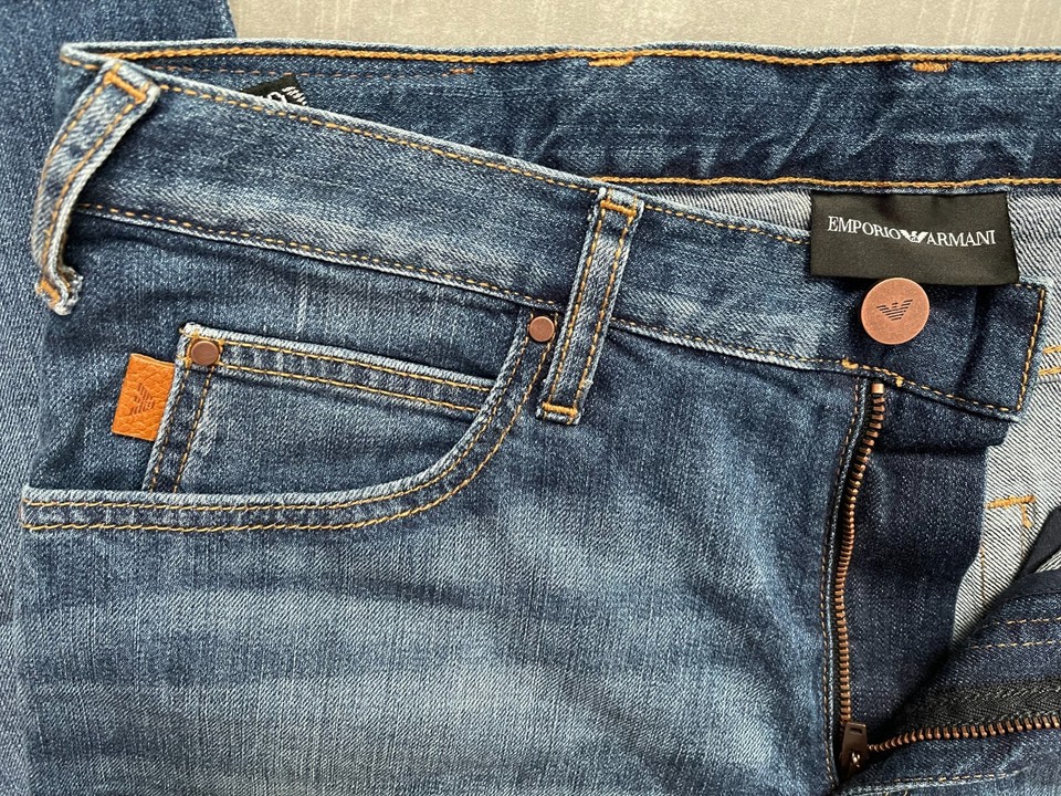 Emporio Armani J45 Jeans Regular-fit Men Size 30 EA Giorgio Armani AX ...