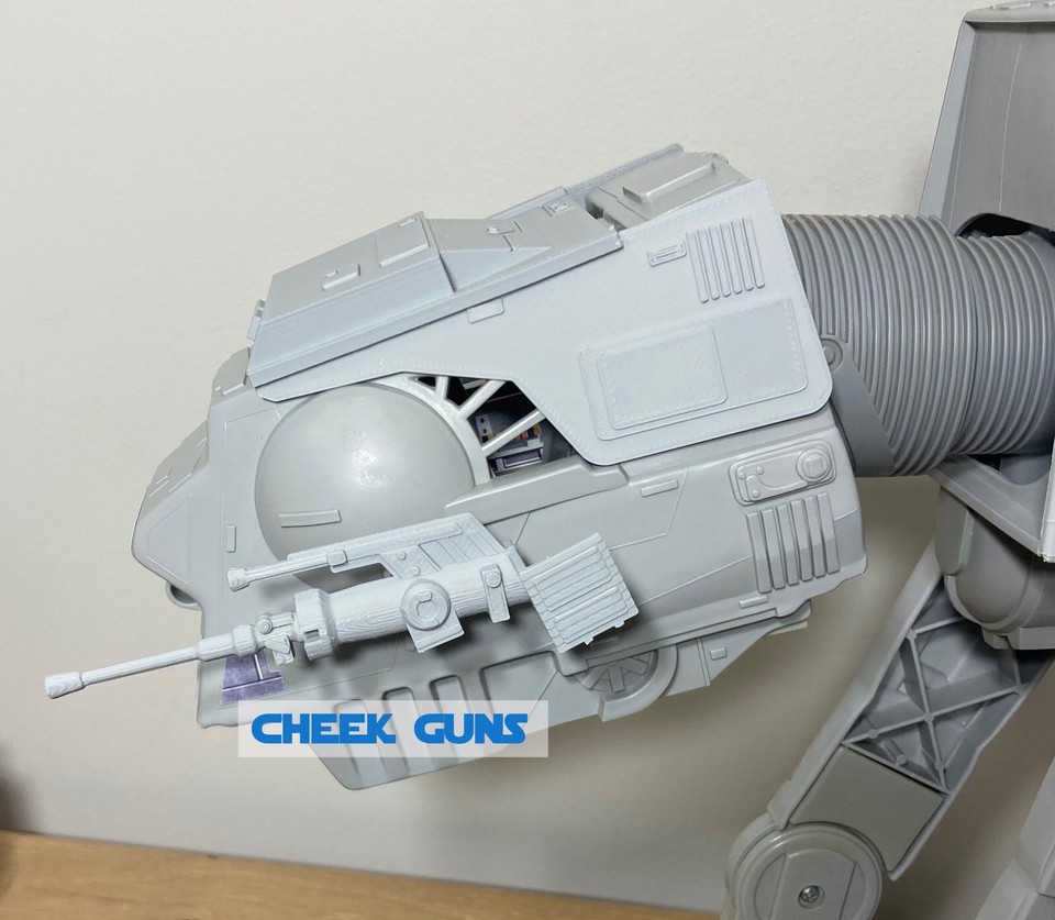 Vintage Star Wars AT-AT 3D Printed Parts - Canopy Cheek Chin Guns Door ...