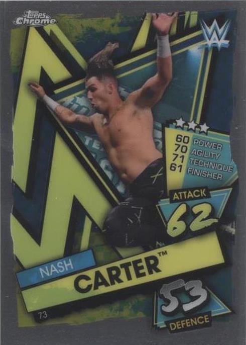 2021 Topps Chrome WWE Slam Attax - Nash Carter #73 (RC) for sale online ...