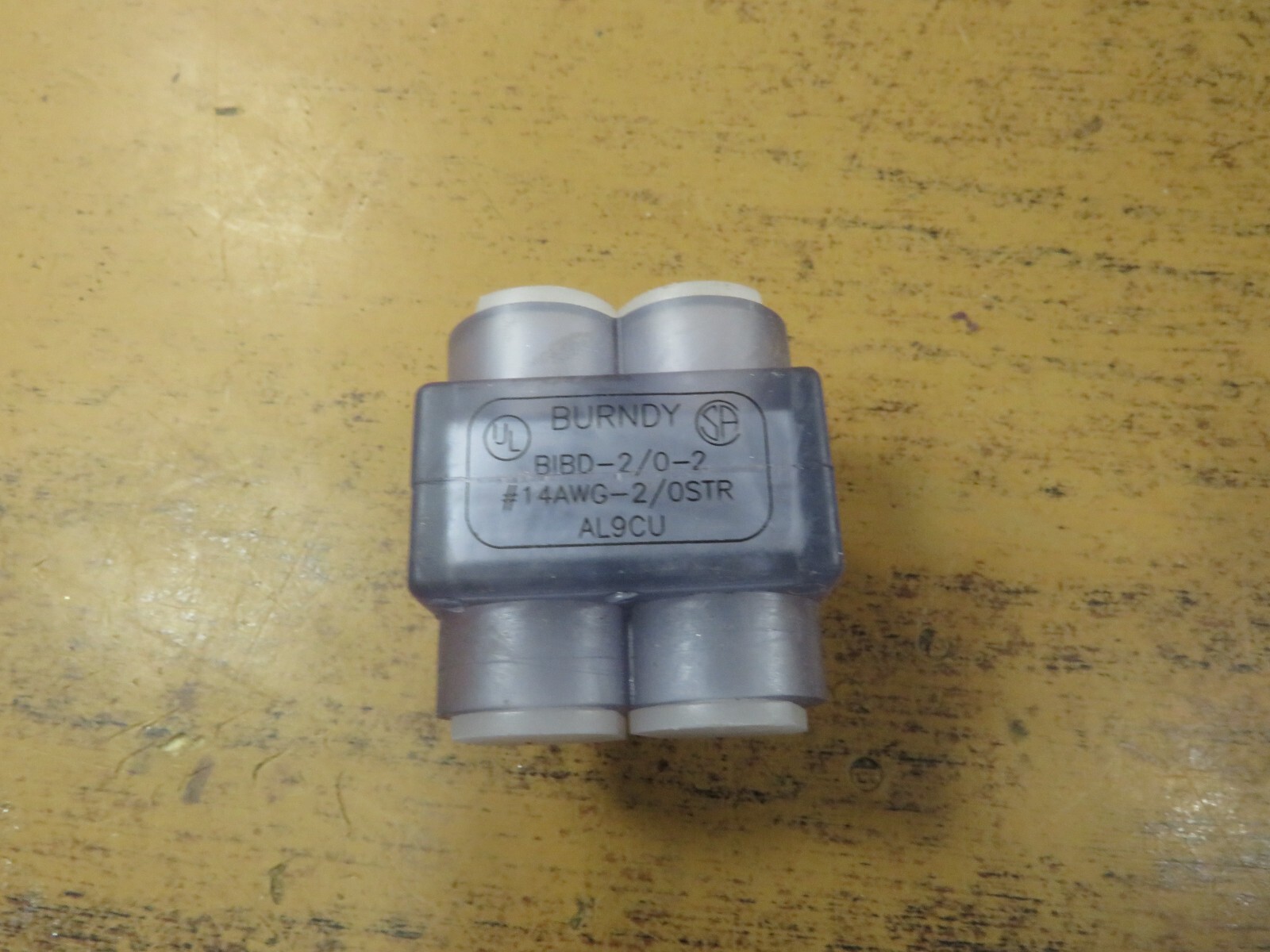 (LOT OF 4) BURNDY BIT2/0 INSULATED MULTITAP CONNECTOR #14AWG-2/0STR ...