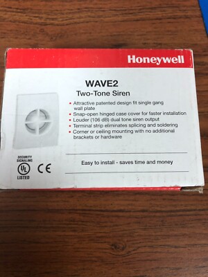 New in Box - Honeywell WAVE2 Two Tone Siren / Sounder (106DB) | eBay
