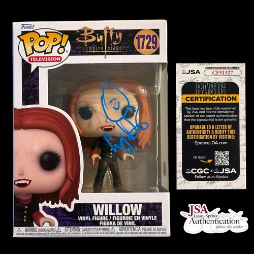 Alyson Hannigan Signed Willow Funko Pop #1729 JSA COA Autograph Buffy ...